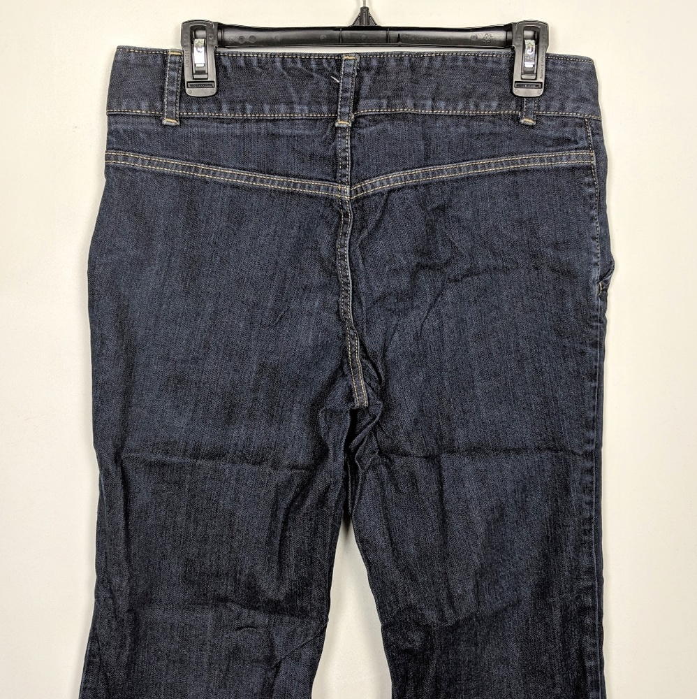 Talbott Stretch Flare Jeans Back Pocketless - Gem